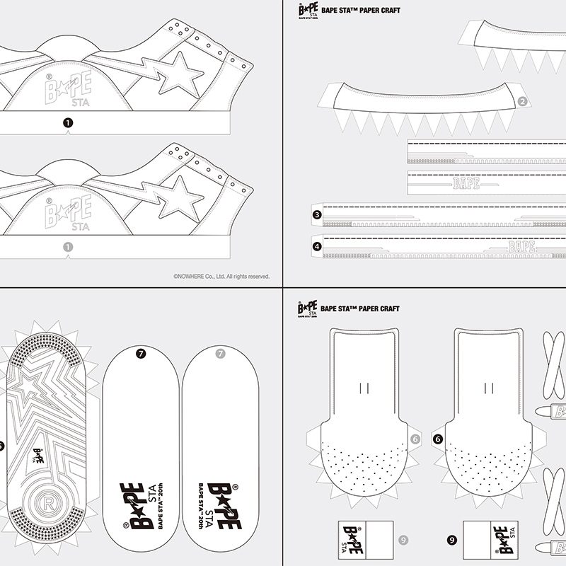 在家要幹麼 BAPE 幫你找事做 製作一雙專屬的 BAPE STA™ - KEEDAN.COM