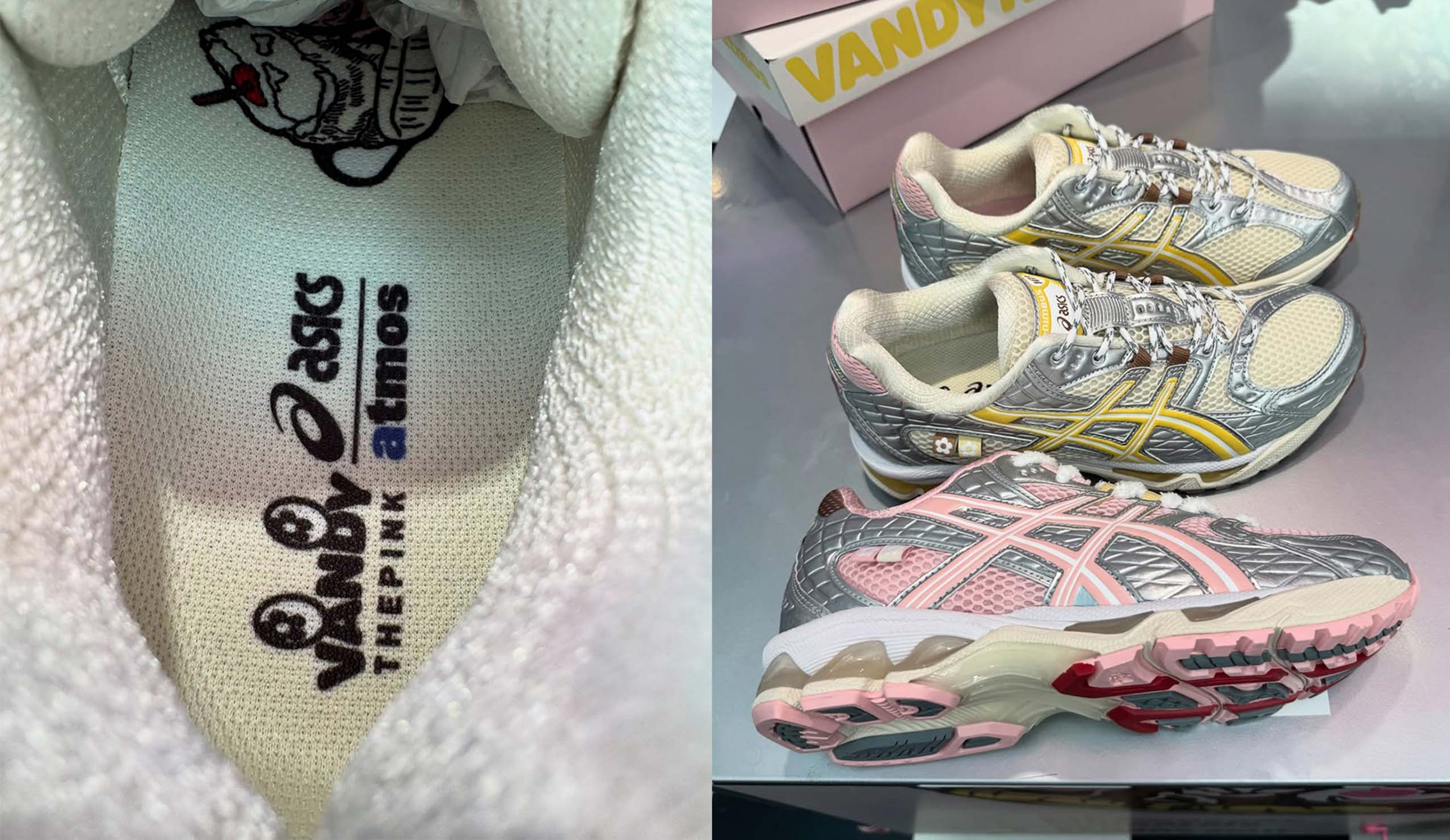 atm﻿os﻿con 現場首發，Vandy The Pink x atmos x ASICS GEL‑NIMBUS 10.1 雙配色搶先看 ...